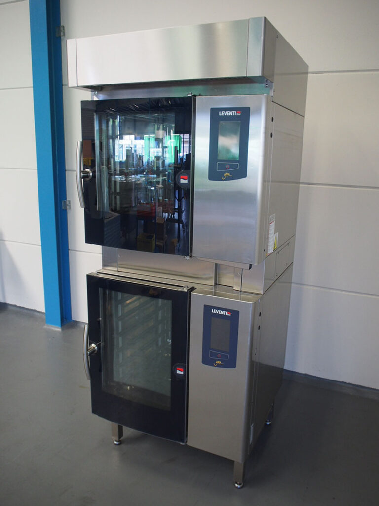 Leventi double stacked combisteamer – MoTec Food machinery